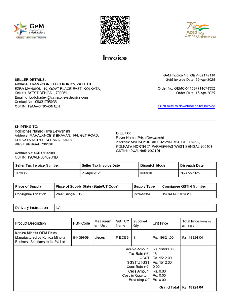 VHc0MWVGMnk5azQ5L2hnVnNETDg5dz09 Invoice | PDF | Invoice | Taxes