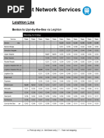 Bendigo to Melbourne Train Timetable | PDF | Victoria (Australia ...
