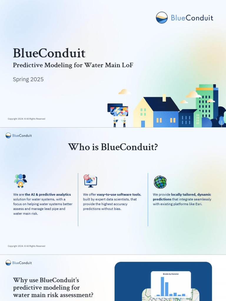 Blue Conduit Modeling For Water Main LoF | PDF | Prediction | Applied ...