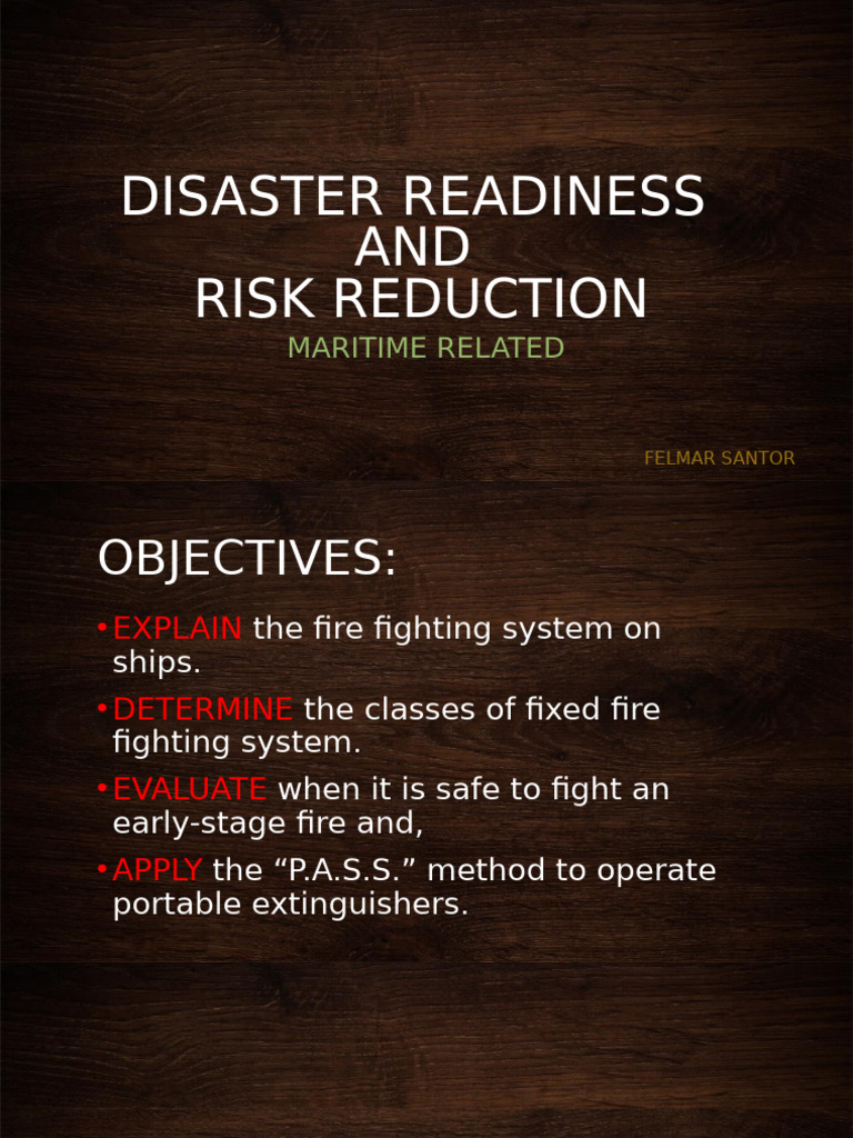 DRRR Fire Fighting System | PDF | Fires | Firefighting