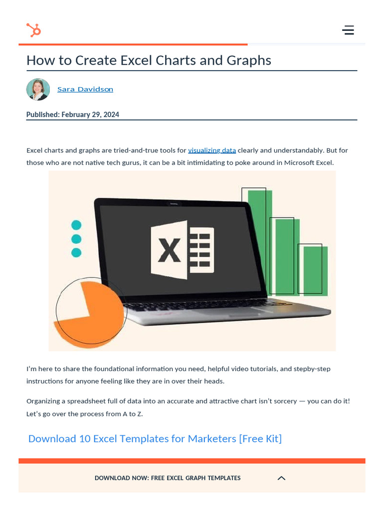 How to Create Excel Charts and Graphs | PDF | Microsoft Excel | Chart