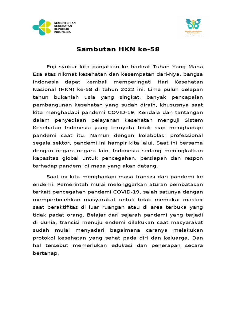 Sambutan HKN | PDF