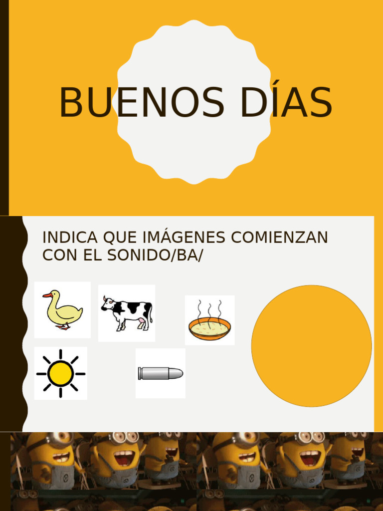 Identificación de Silaba Inicial, Final y Medial | PDF