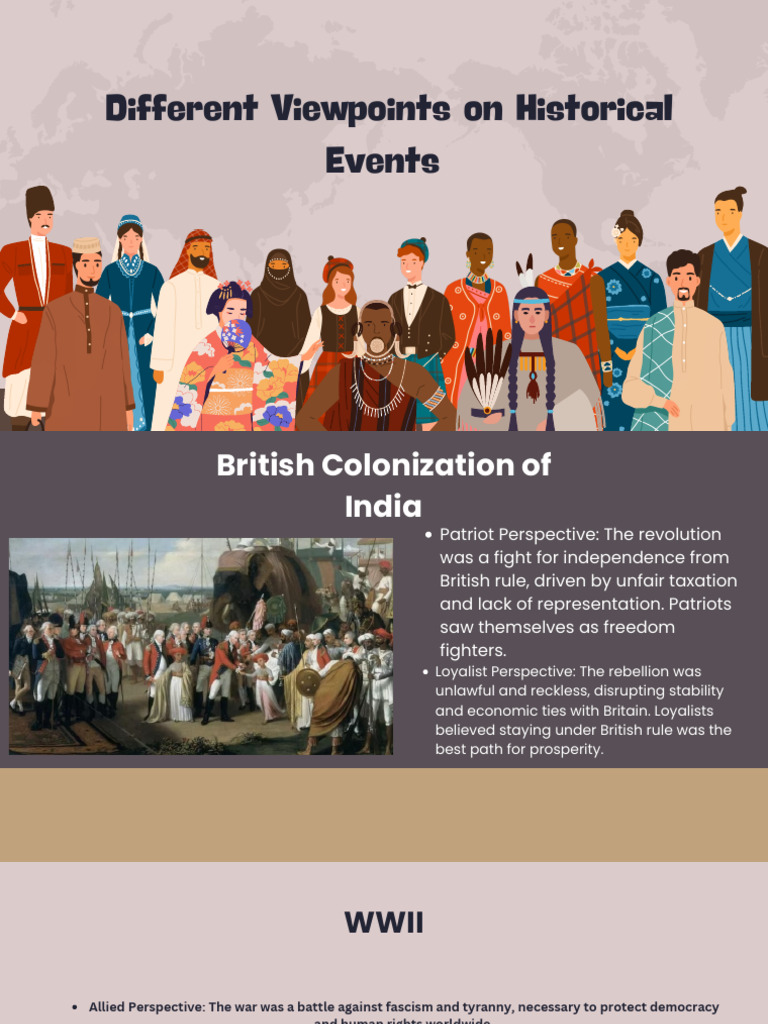 Perspectives on Key Historical Events | PDF
