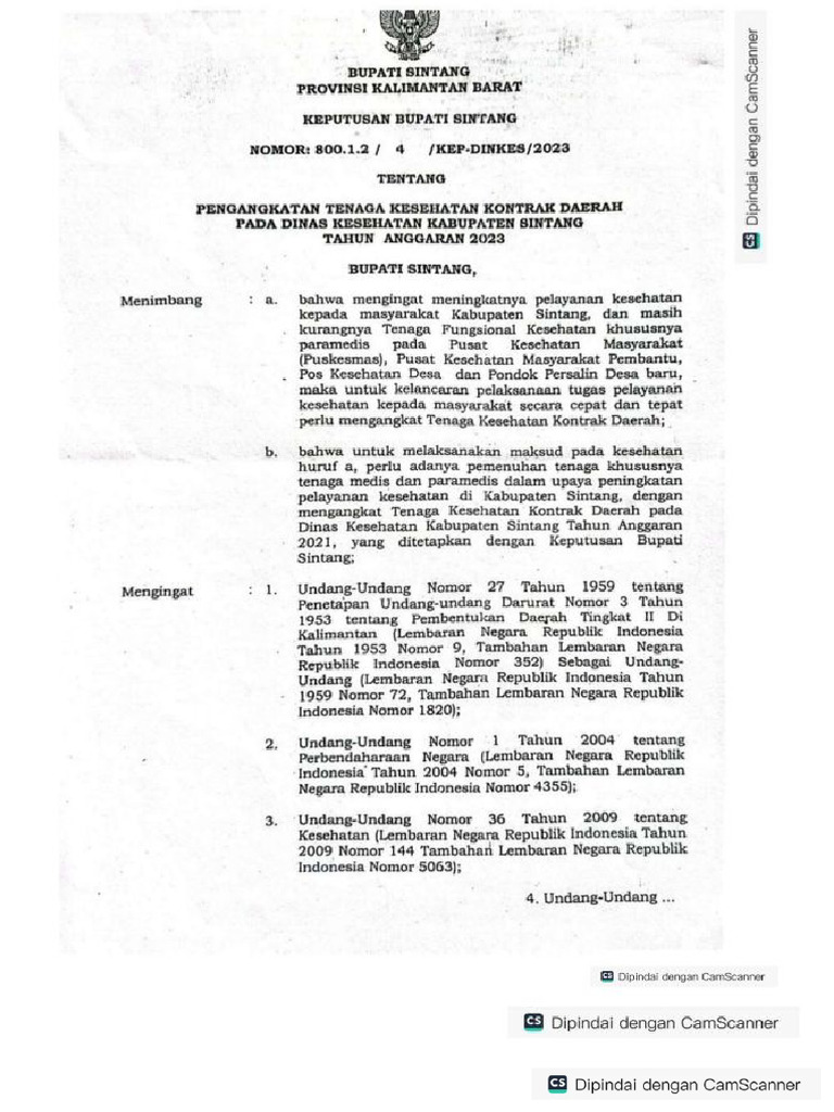 SK 2023 Melica Harianja - PKM Dedai | PDF