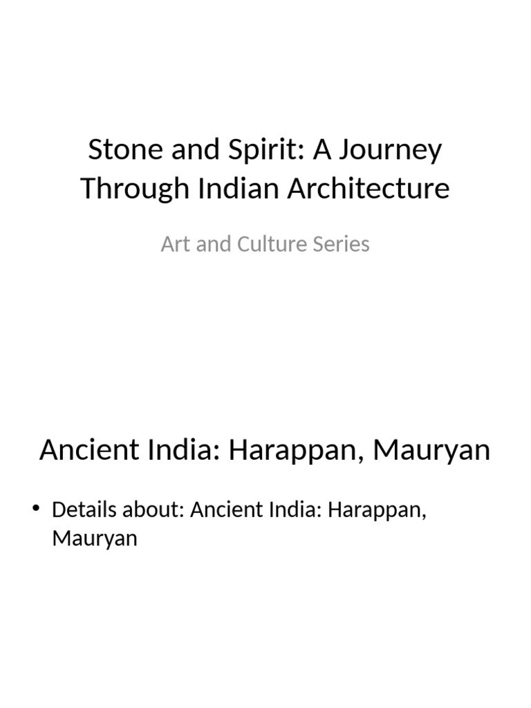 Indian Architecture Through The Ages | PDF