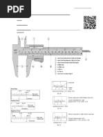 Experiment 1 (Vernier Caliper) | PDF