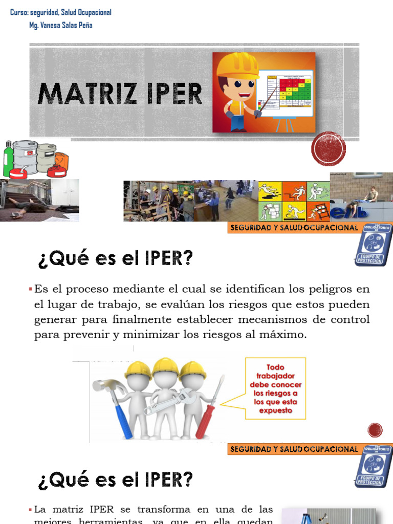 MATRIZ IPER | PDF | Seguridad y salud ocupacional | Riesgo