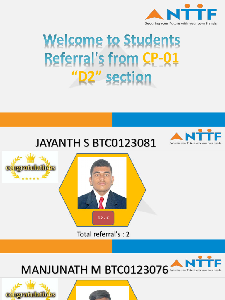 CP01 D2 Referals 2025 | PDF