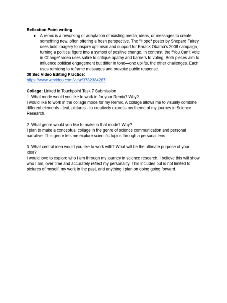 Touchpoint Task 7 | PDF