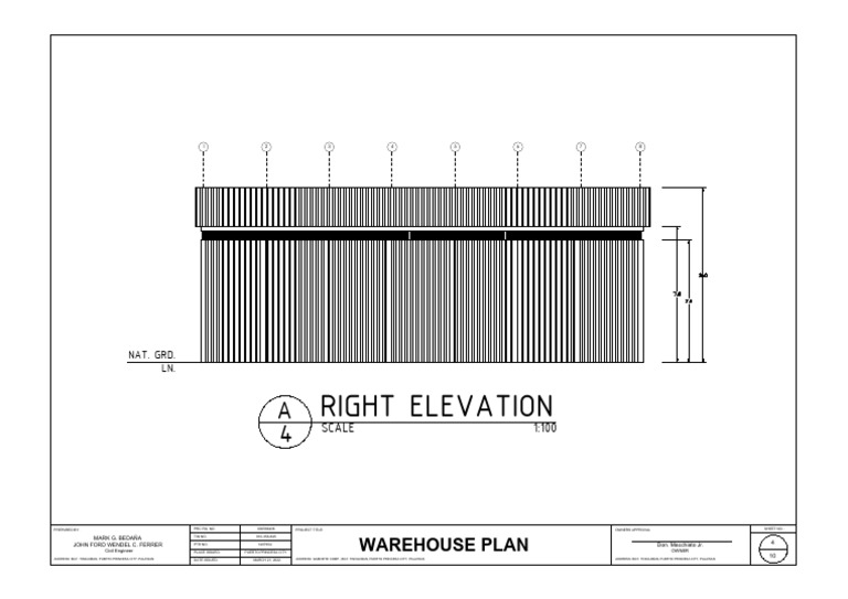 Right Elevation: Warehouse Plan | PDF