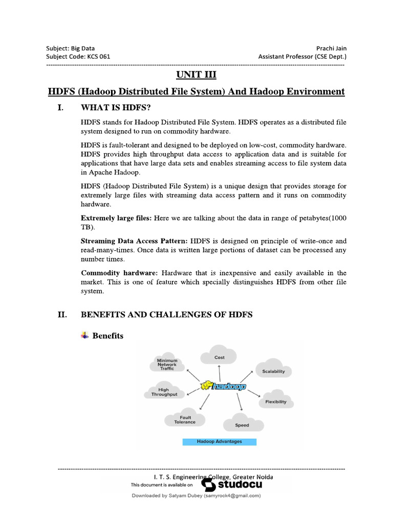 Big Data Unit-3 | PDF