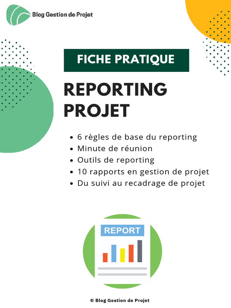 6 Règles Essentielles du Reporting Projet | PDF | Gestion de projet ...