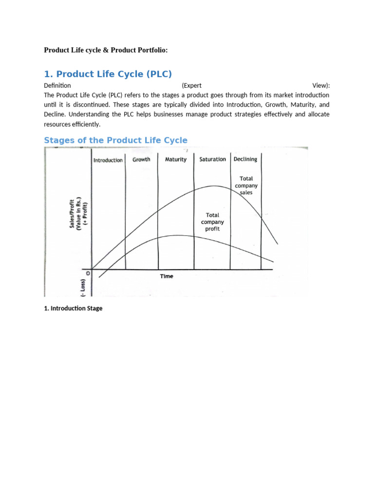 Life Cycle Product | PDF