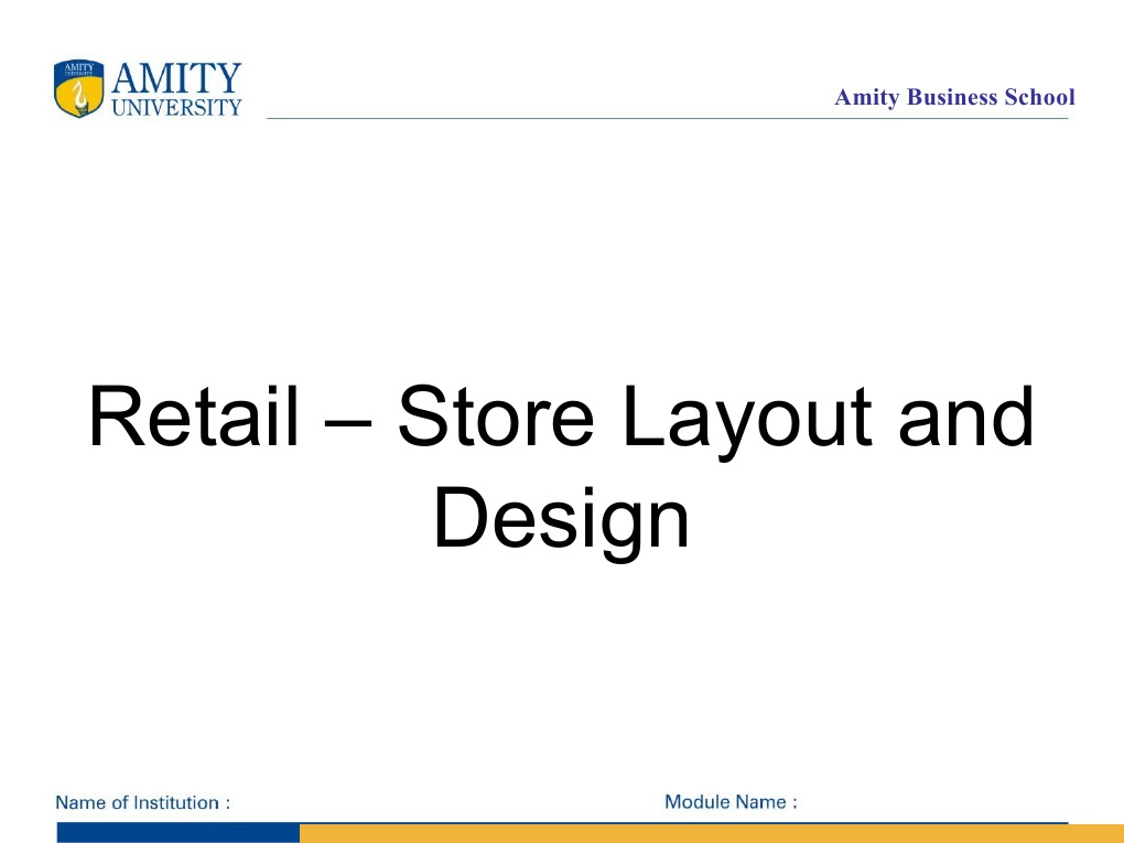 Store Design & Layout | PDF | Retail | Warehouse
