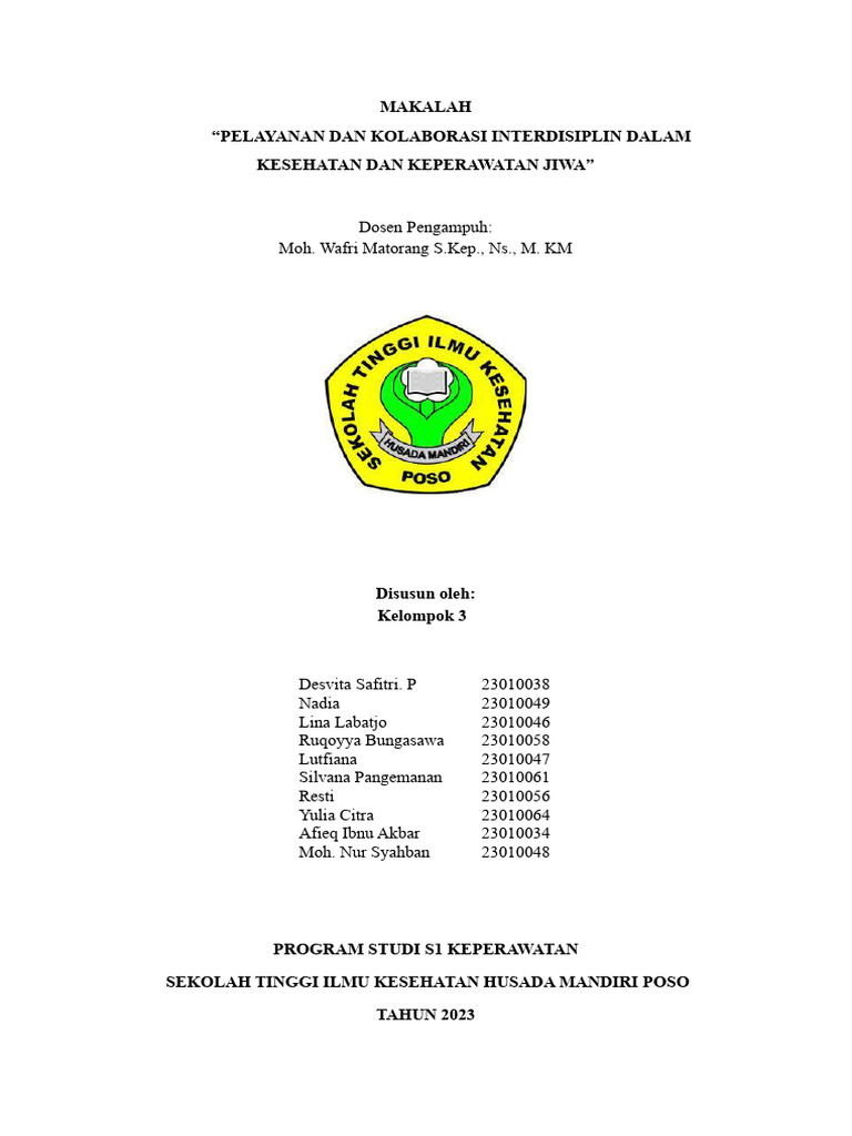 Tugas Kep Jiwa | PDF
