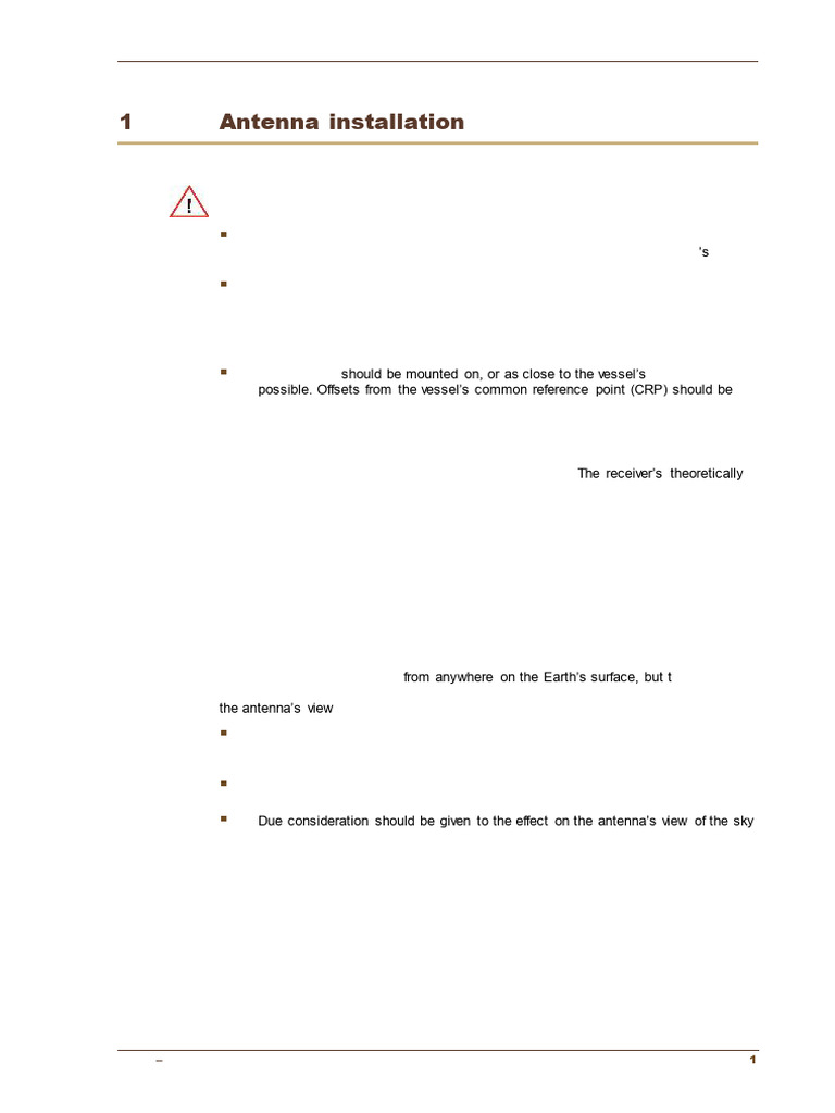 A0 FSP Ant Install Guidelines | PDF | Electromagnetic Interference | Antenna (Radio)