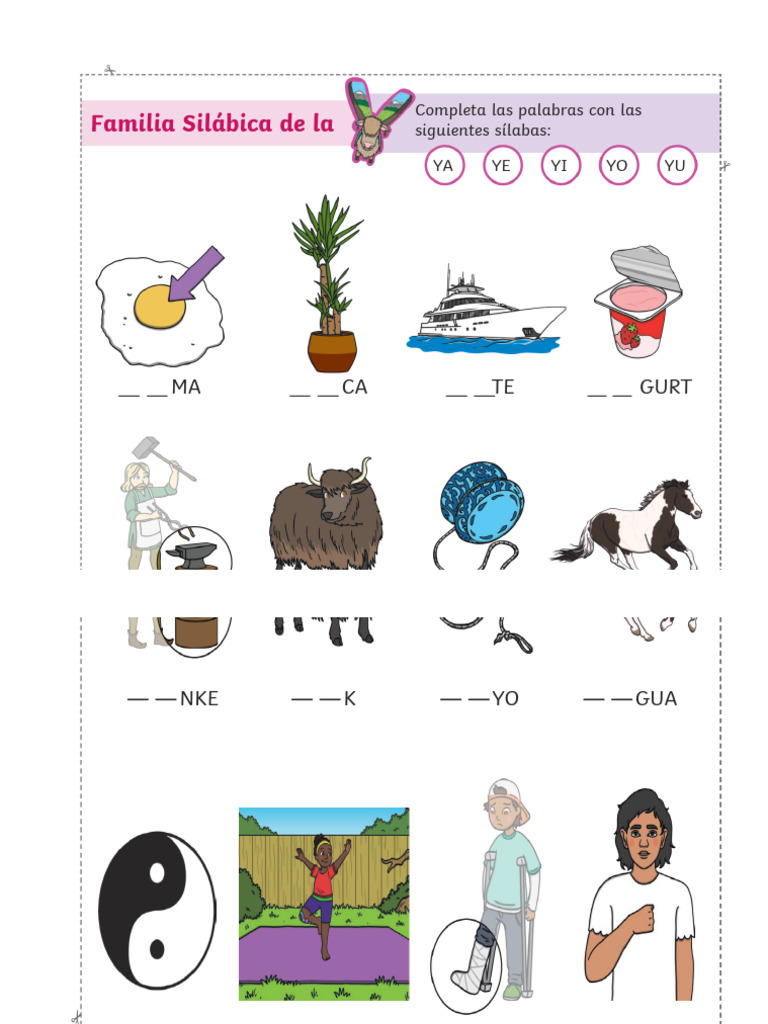CL L 1717615925 Guia de Trabajo Familia Silabica Letra y Ya Ye Yi Yo Yu ...