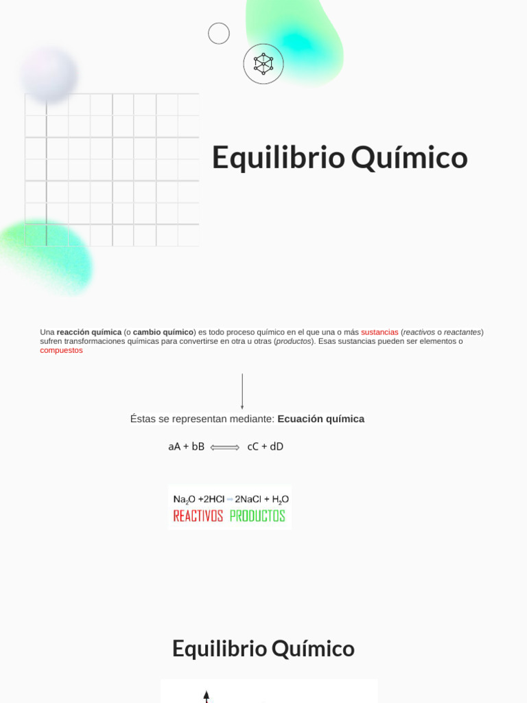 Eq. Químico | PDF | Equilibrio químico | Energía libre de Gibbs