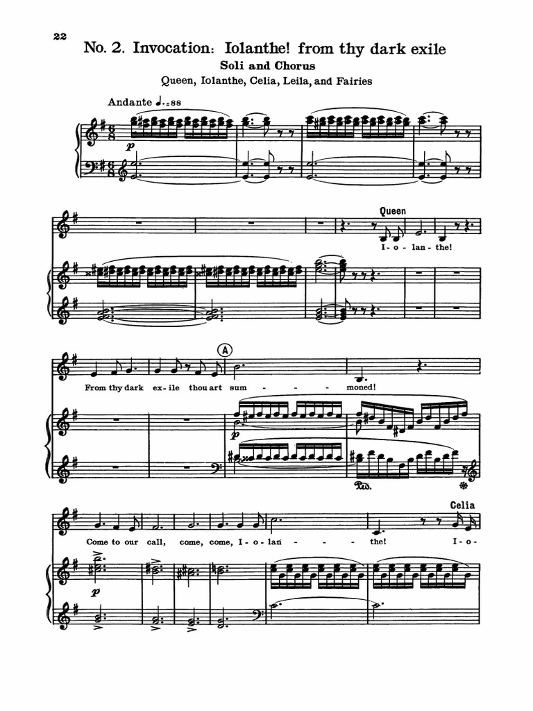 Iolanthe Invocation | PDF