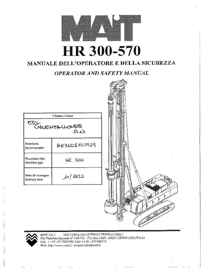 Mait HR300-570 Manual 1-2 | PDF