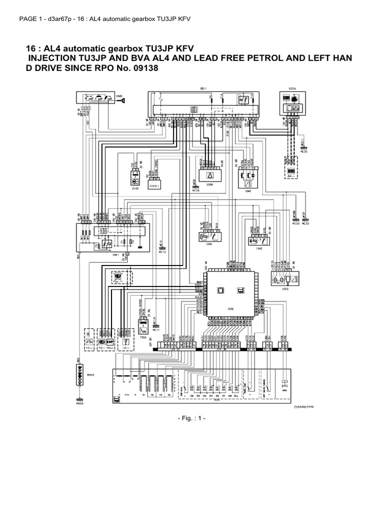 16 _ Al4 Automatic Gearbox Tu3jp Kfv Injection Tu3jp and Bva Al4 ... | PDF