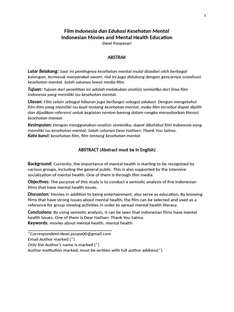 Template Abstrak Literatur Review PROSIDING 2023 ENG_version (1) | PDF