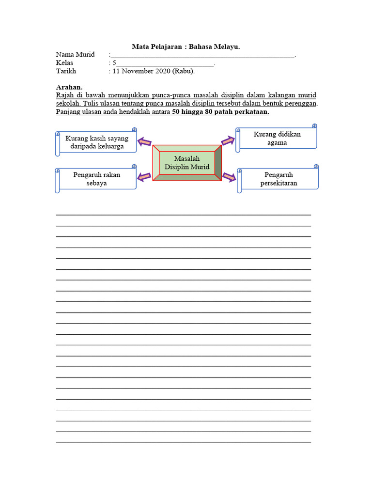 Latihan BM - Ulasan | PDF