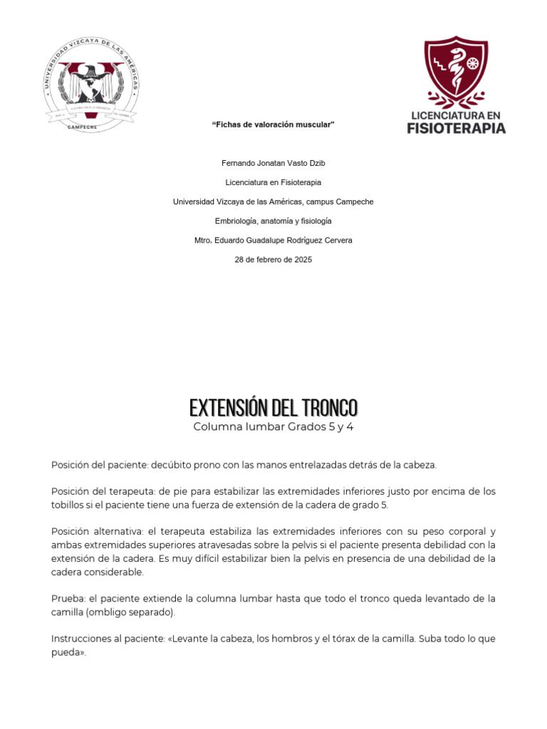 Pruebas Musculares Fichas PDF | PDF | Hombro | Codo