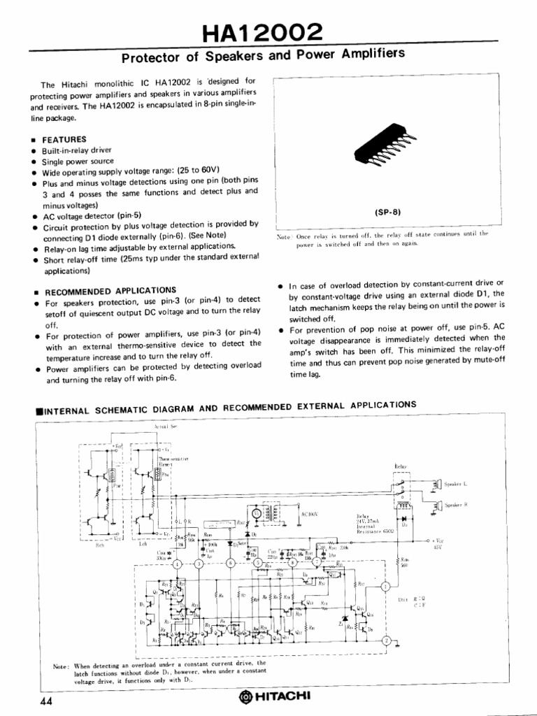 datasheet HA12002 | PDF