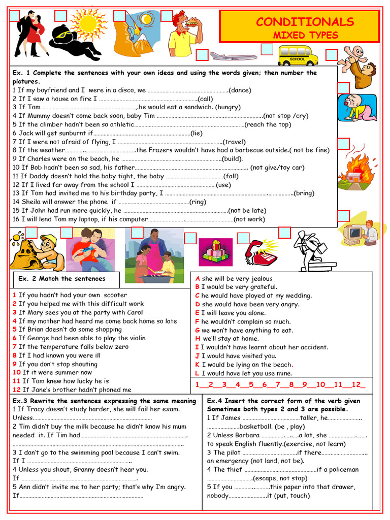 Conditionals Mixed Types | PDF