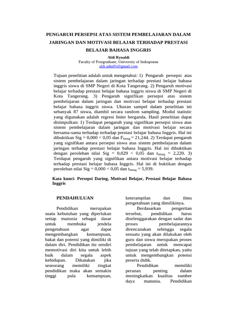 Aldi Rynaldi_20187479070_JURNAL (INDONESIA) | PDF