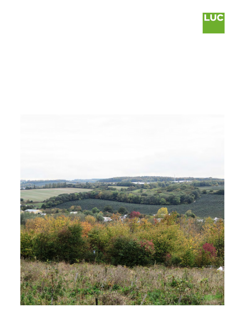 Canterbury Landscape Assessment Report | PDF | Kent | Landscape