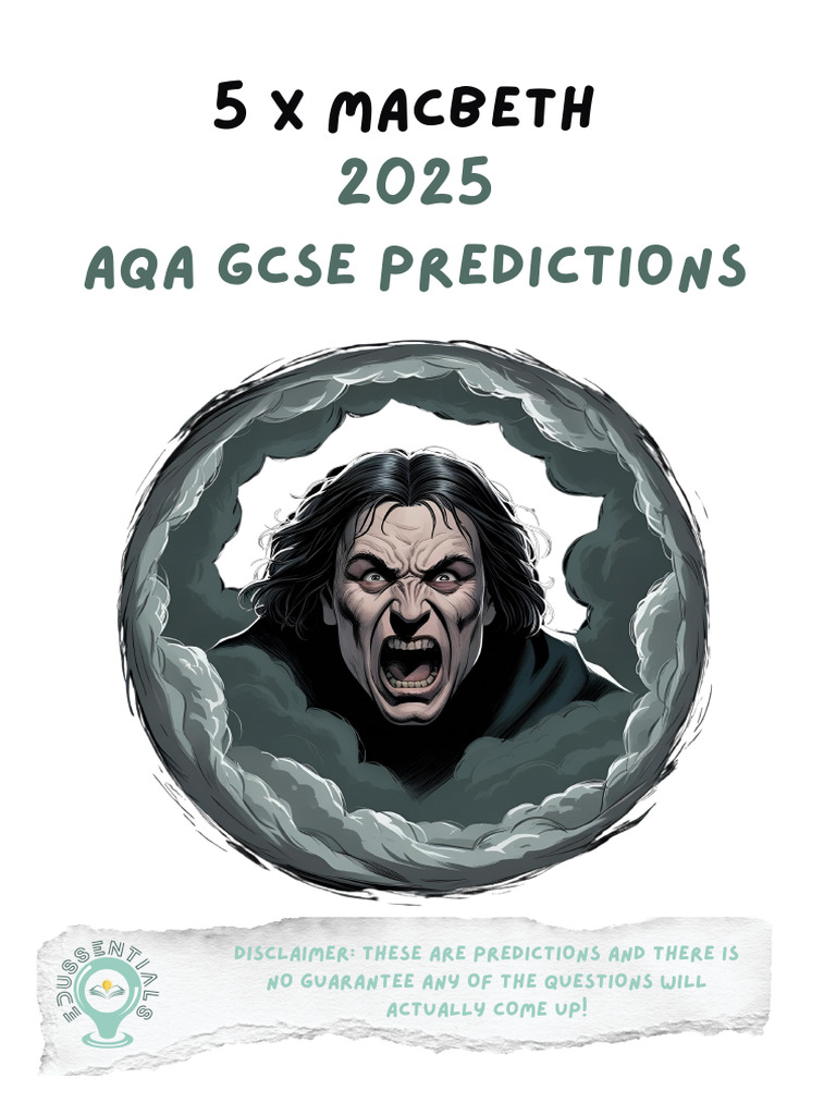Macbeth Prediction Pack | PDF | Macbeth | William Shakespeare
