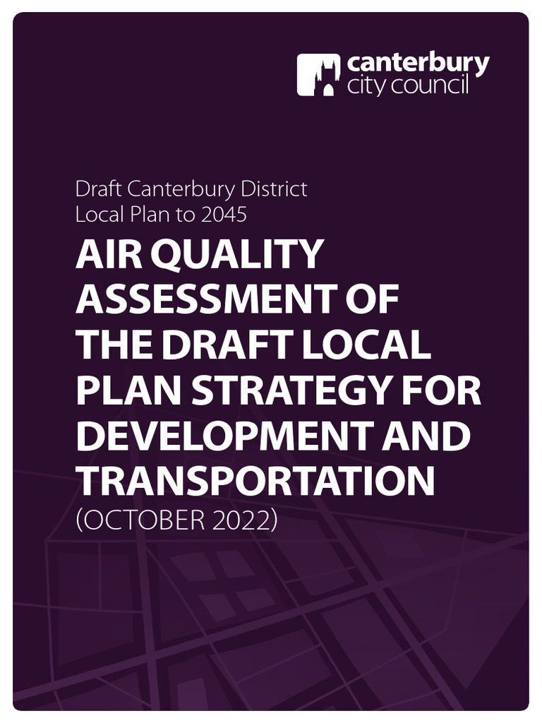 Air Quality Assessment of The Draft Local Plan Strategy For Development ...