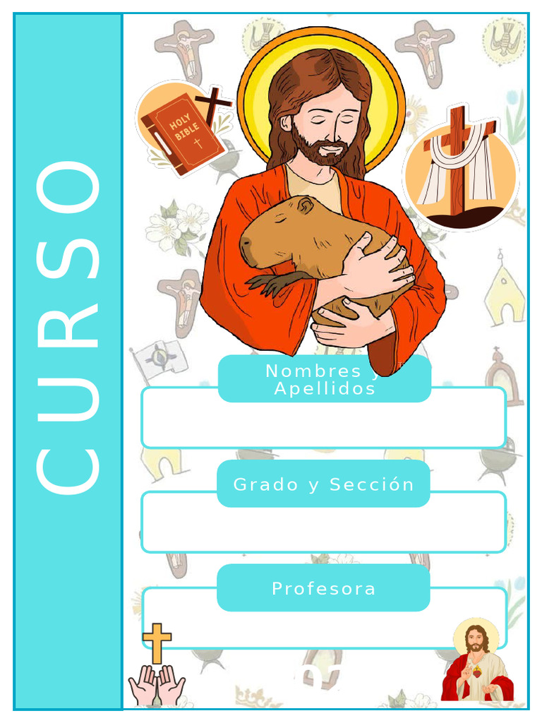 Carátulas para Cursos Primaria 2025 | PDF