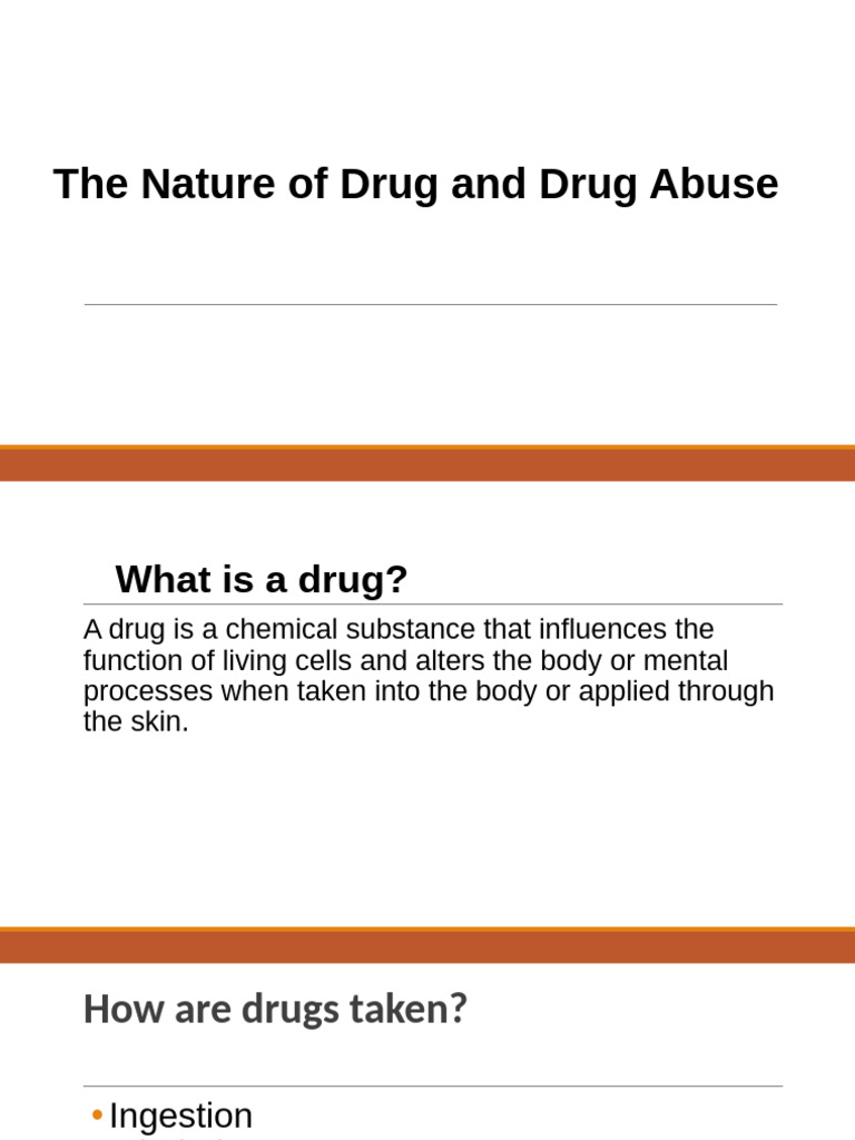 Understanding Drug Abuse and Addiction | PDF | Psychoactive Drugs ...
