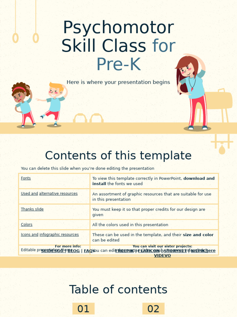 Psychomotor Skill Class For Pre-K by Slidesgo | PDF | Planets | Planets ...