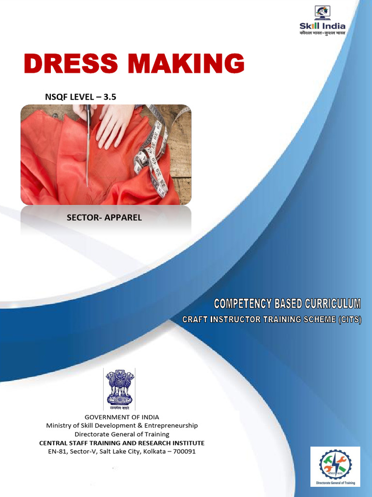 CITS Dress Making Course Overview | PDF | Area | Vocational Education
