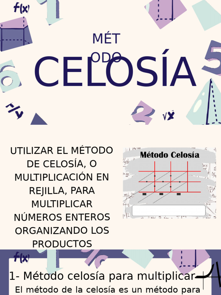 Método Celosía | PDF
