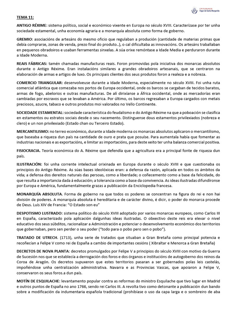 Términos Tema 11 | PDF