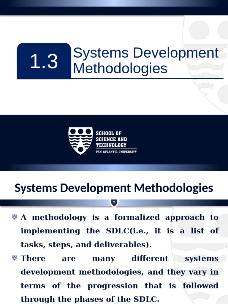 INS204 - 1-3 Intorduction - Dev Methodology - SSAD | PDF | Software Development Process ...