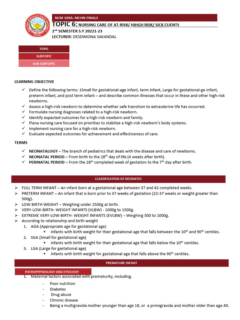 MCHN Finals Transes New Until Helminthic Infections | PDF | Preterm ...