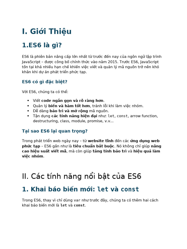 ES6 | PDF