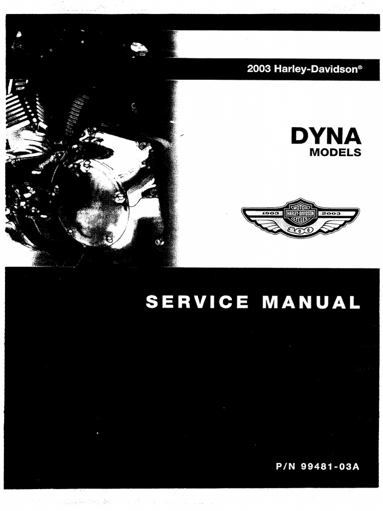 2003 Dyna Service Manual | PDF