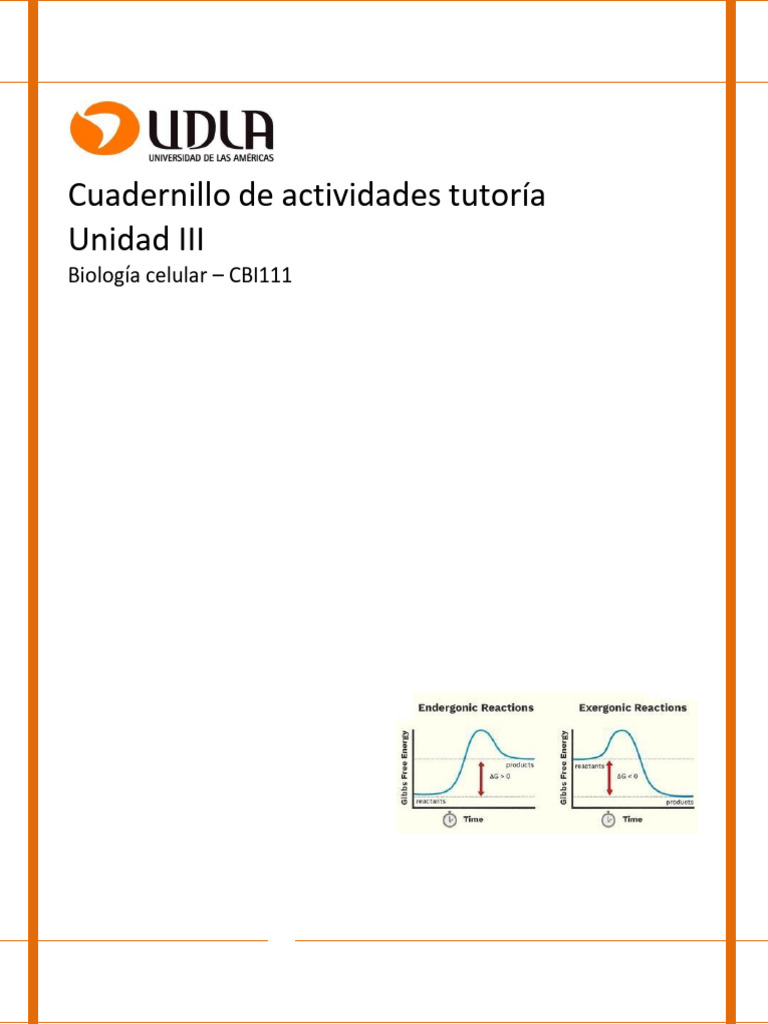 CBI111 - Cuadernillo Actividades Módulo III. | PDF | Trifosfato de adenosina | Química