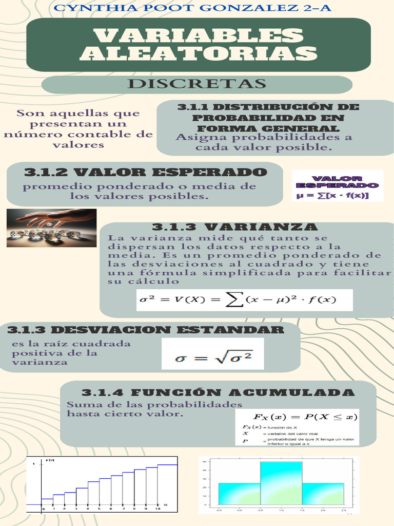 Infografía Variables Aleatorias | PDF