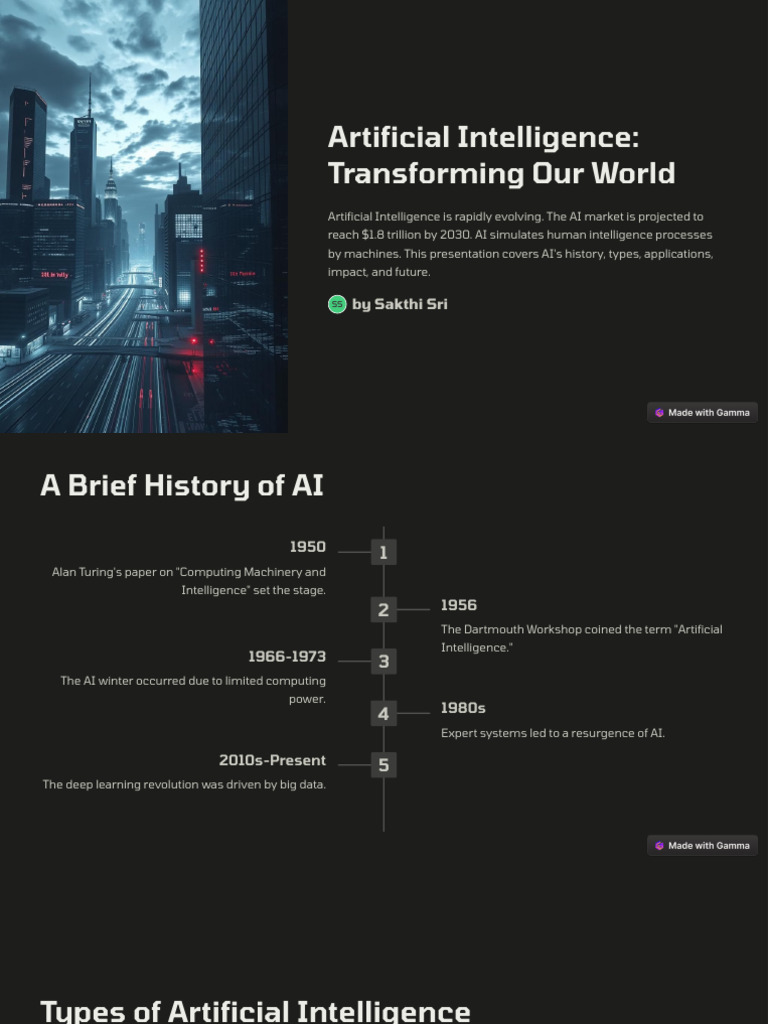 Artificial Intelligence Transforming Our World | PDF | Artificial ...