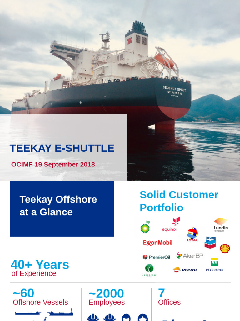 Teekay E-Shuttle: LNG-Powered Tanker Innovations | PDF | Liquefied ...