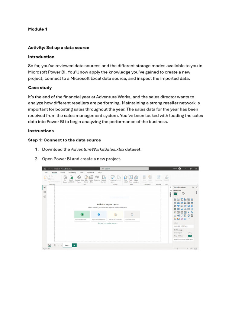 Pl300 - Lab Practise | PDF | Data Analysis | Microsoft Excel